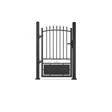 Portillon style fer forgé aluminium Tradition - Easy Clôture